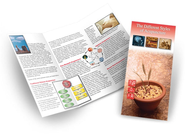 Different Styles of Acupuncture - Brochure – Acupuncture Media Works