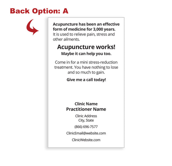 Call-to-Action Cards - Dark Orchid – Acupuncture Media Works