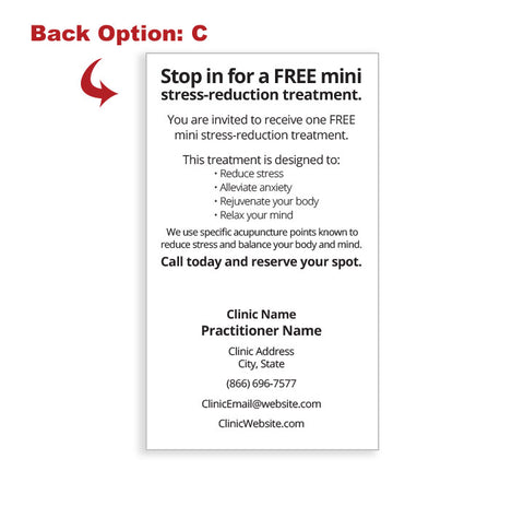 Call-to-Action Cards - Sitting Yin Yang – Acupuncture Media Works
